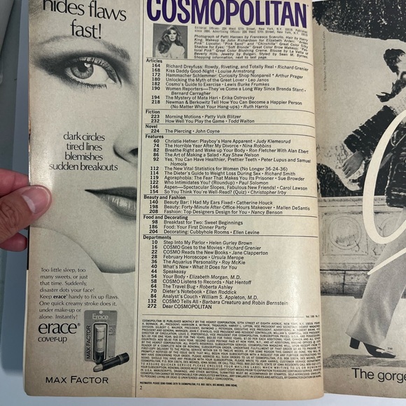 Fab 50s | Other | Vintage Cosmopolitan Magazine Cosmo February 979 ...